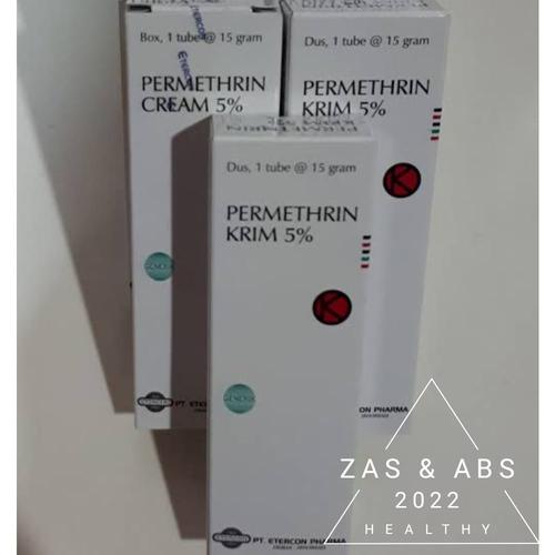 Jual paket 5 pcs murah PERMETHRIN KRIM 15gr untuk scabies dll - Kab ...