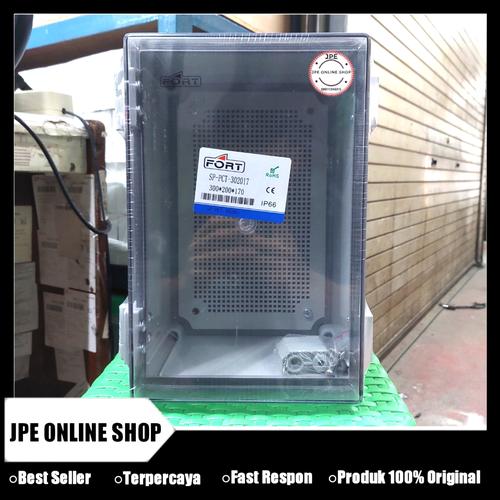 Jual Junction Box Fort 300x200x170 mm With Baseplate Cover Transparant ...