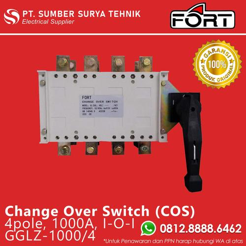 Jual Change Over Switch (COS) GGLZ-1000/4 1000A 4Pole FORT - Jakarta ...