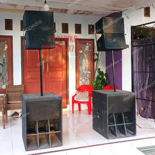 Jual speaker sound cafe gedung 4000w array 10 subwoofer 18 indoor ...