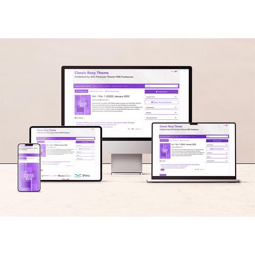 Jual Classic Boxy Theme/Template untuk OJS 3.2 dan 3.3 - Ungu - Kab ...