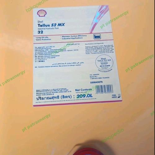 Jual Oli Hidrolik SHELL TELLUS S2 MX 32 - Jakarta Timur - ptpatraenergy ...