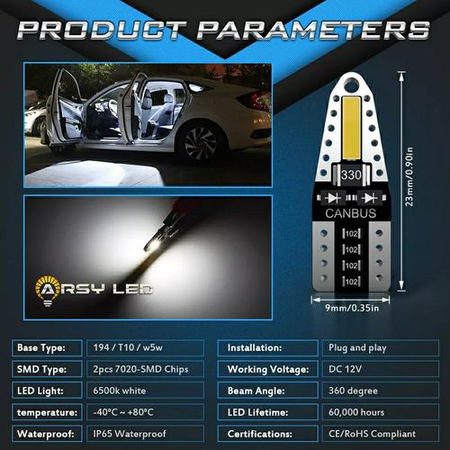 Jual Lampu LED BAR T10 Senja Plat Speedo Motor Mobil AC DC 7020 ARROW ...