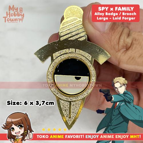 Jual Pin Brooch Spy X Family Loid Forger Cosplay Anime - 3 x 5 cm - Kab ...