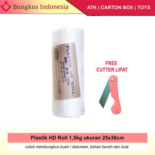 Jual Plastik HD Roll 1,5 kg / Plastik Buah / Plastik Sayur / Plastik ...