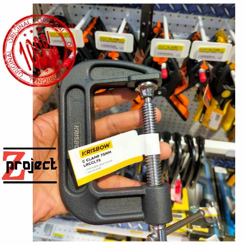 Jual KRISBOW klem jepit C 3 inch 7,5 cm clamp besi penjepit krisbow ...