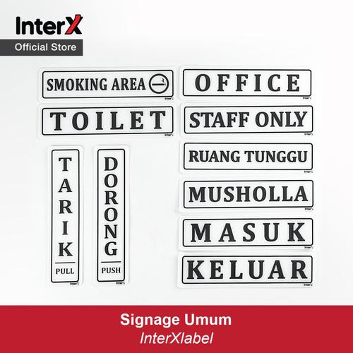 Jual Sticker Sign Akrilik/Papan Tanda Signage/Sign Board/Papan Sign ...