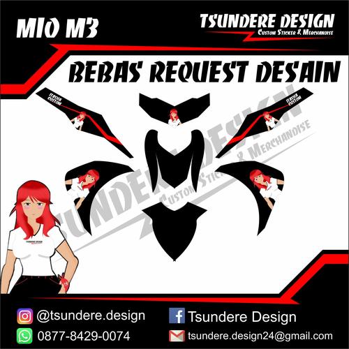 Jual DECAL MIO ALL SERIES, ITASHA CUSTOM DESAIN, STICKER MIO CUSTOM ...