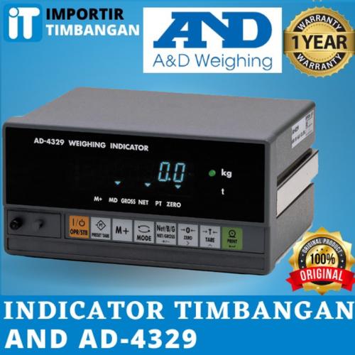 Jual Indicator Monitor Timbangan Jembatan Timbang AND AD-4329 VFD ...