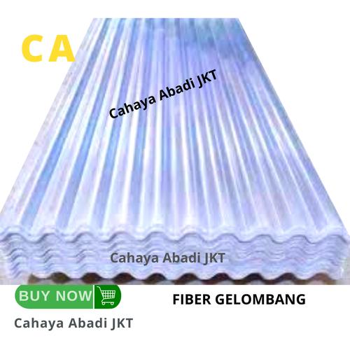 Jual ATAP FIBER GELOMBANG KECIL TRANSPARAN BENING - 210cm - Jakarta ...
