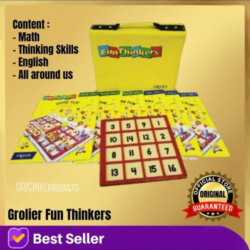 Promo Grolier Fun Thinkers media edukasi kid glorier motorik psyscology ...