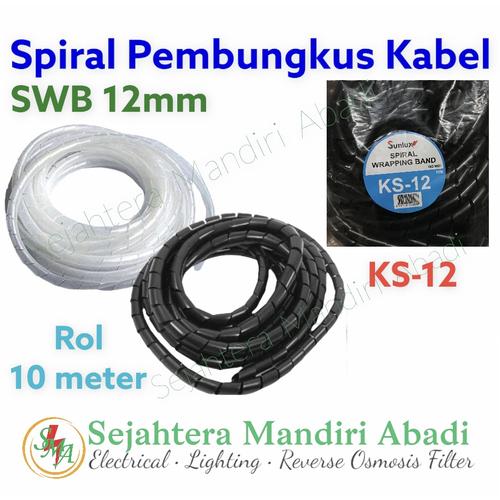 Jual Spiral Kabel KS-12 SWB Pelindung Pembungkus Kabel KS12 12mm ...