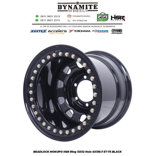 Jual VELG MOBIL HSR BEAD LOCK R15 LEBAR 12 PCD 6X139,7 BUAT NISSAN ...