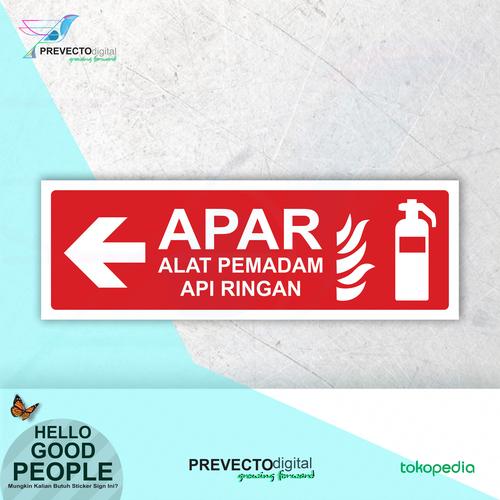 Jual Sticker Safety Sign K3 APAR Penunjuk Arah Kiri - Jakarta Barat ...