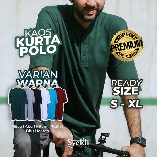 Jual Kurta Polo Shirt/kaos polos/baju kaos/baju polos pria/baju polos ...