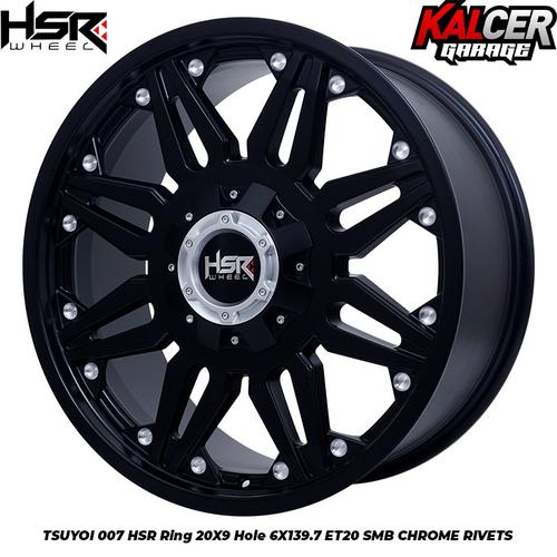 Jual VELG MOBIL FORTUNER PAJERO TRITON HSR TSUYOI RING 20 PCD 6X139 R20 ...