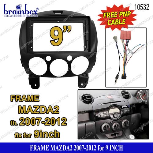 Jual Frame Head Unit Mazda 2 2007-2012 9 Inch Bingkai Panel TV Mobil ...