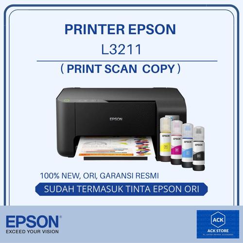 Jual Printer Epson EcoTank L3211 All in One AIO Print Scan Copy - Kota Surabaya - ackstoreid ...