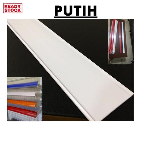 Jual Rail Price Tag Label Harga Rak Supermarket 90 cm 113 - Putih ...