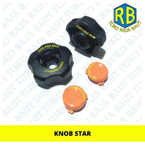Jual Baut Knob Star M8 - Baut 12 Knop Star - Knob Star - Baut Knop ...