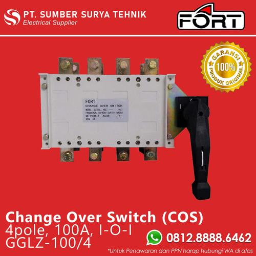 Jual Change Over Switch (COS) GGLZ-100/4 100A 4Pole FORT - Jakarta ...