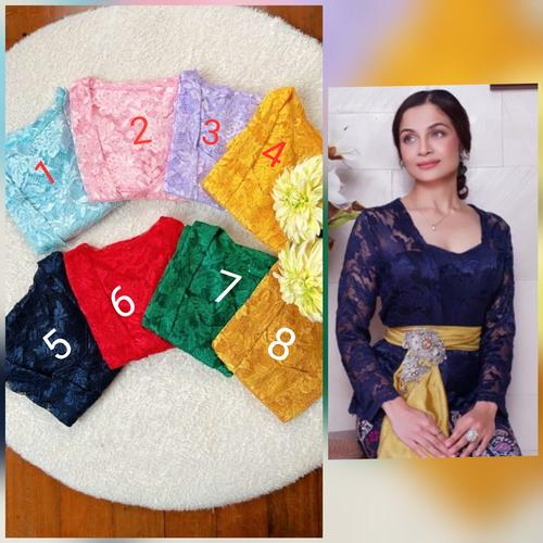 Jual Baju Kebaya brokat modern pakaian adat bali wanita - 3, XL - Kota ...