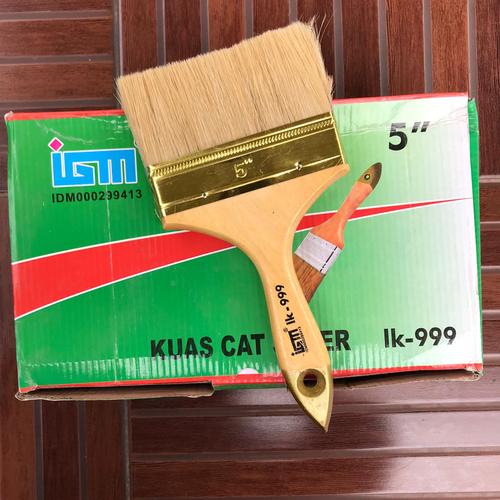 Jual KUAS CAT TEMBOK IGM 5 INCH // KUAS CAT MINYAK PAGAR BESI / KAYU ...