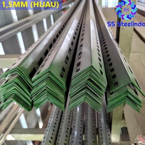 Jual Besi L Siku Lubang-Bolong Rak 3 Meter Lebar 3,5Cm (Tebal 1Mm 1,5Mm ...