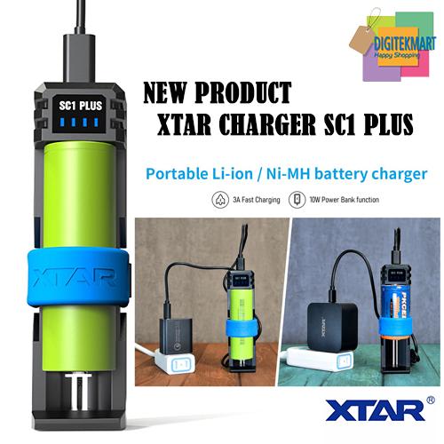 Jual NEW Xtar SC1 Plus Charger Baterai 1 Slot - Battery Charger ...