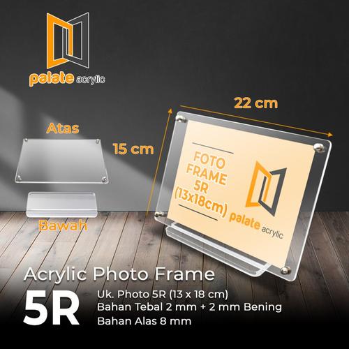 Jual ACRYLIC PHOTO FRAME TABLE TOP / BINGKAI FOTO AKRILIK 5R - Jakarta ...