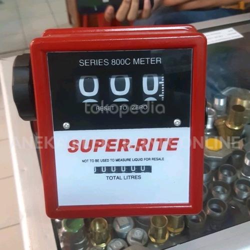 Jual SUPER RITE 1" flow meter solar 3 digit Flow meter solar 1 inch 3 ...