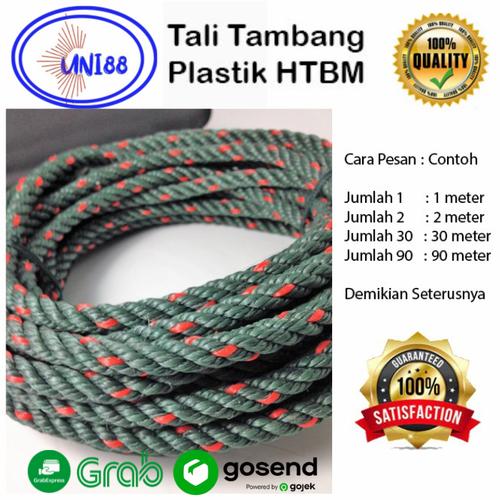 Jual Tali Tambang Besar Plastik 10mm 12mm 14mm HTBM Pengikat Jemuran Kuat - 10mm × 1 Meter - Kab ...