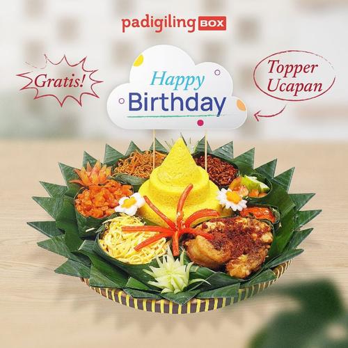 Jual Nasi Tumpeng Acara Lengkap Padigiling - 40 Porsi, Toppers Standar ...