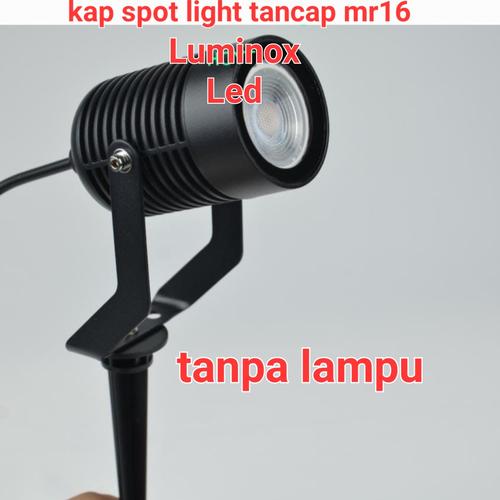 Jual lampu taman halogen mr16 outdoor tembak spotlight garden lamp 220v ...
