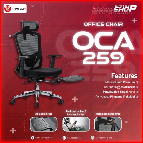 Promo Fantech OCA259 Kursi Kantor Kerja Jaring Premium Office Chair ...