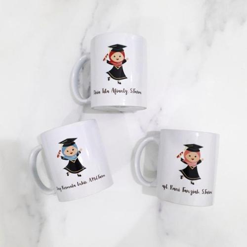 Jual Kado Wisuda | Mug Custom + Box + Greeting Card. Bebas Custom ...