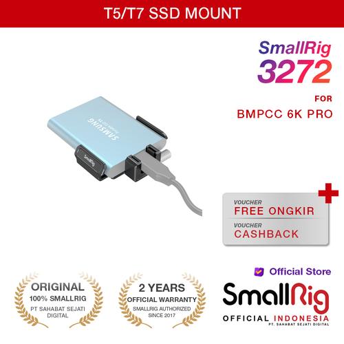Promo SmallRig Quick Assembly T5 T7 SSD Mount for BMPCC 6K PRO 3272 ...