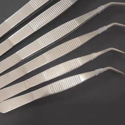 Jual Pinset anatomis stainless forceps pinset laboratorium bengkok ...