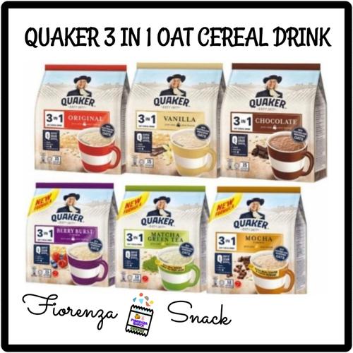 Jual Quaker Oat Cereal Drink 3 in 1 Malaysia | Quaker Oatmeal Varian ...
