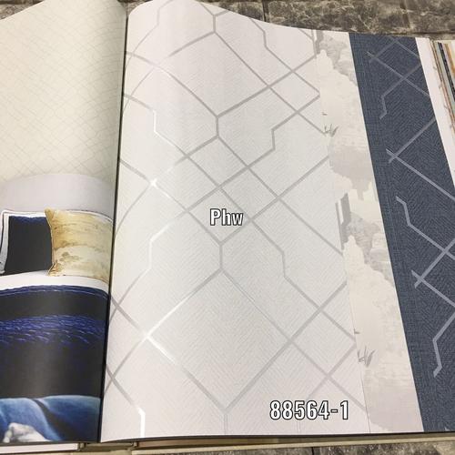 Jual WALLPAPER DINDING KOREA MINIMALIS KOTAK SIMPLE BIRU PUTIH SEQUENCE - 88564-1 - Kota Bekasi ...