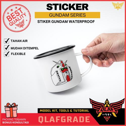 Jual GUNDAM STIKER LUCU WATERPROOF universe sticker goofy RX78 ZAKU ...