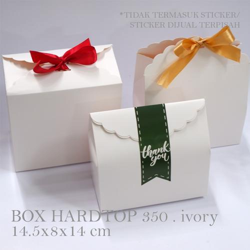 Jual Box Putih Polos Packaging Toples Hardtop 350gr Kardus Kemasan ...