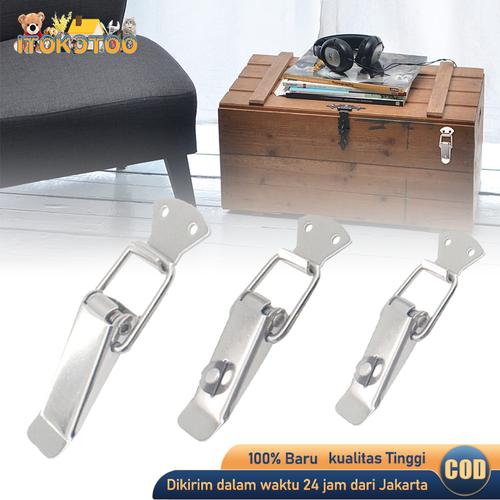 Jual 2pcs Kaitan Koper Stainless Gembok Peti Overval Grendel Pengait ...