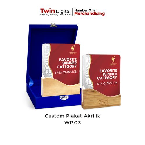 Jual Plakat Bambu Piagam Penghargaan Trophy Wisuda - Plakat Kayu WP.03 ...