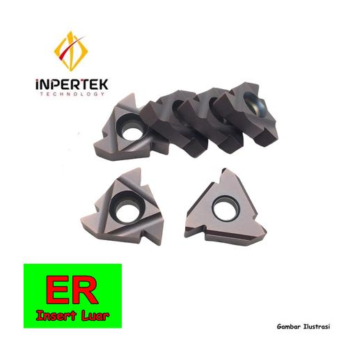 Jual Insert Ulir 16 ER 125 | Pisau Ulir Bekas | Drat Carbide | Mata ...