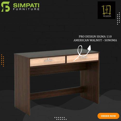 Jual Meja Tulis/Meja Belajar Minimalis Pro Design SIGMA 110 American ...