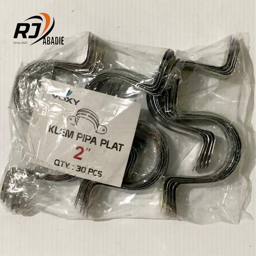 Jual [30PCS] Klem Pipa Plat Seng Clamp Omega Besi UCP VOXY 2" - Kota ...