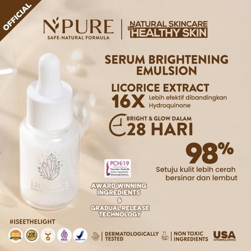 Jual NPURE LICORICE POTION OF LIGHT SERUM - Jakarta Barat - Npure ...