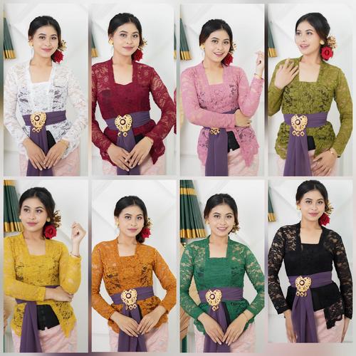 Jual Kebaya brokat modern cantik pakaian adat bali wanita - S - Kota ...