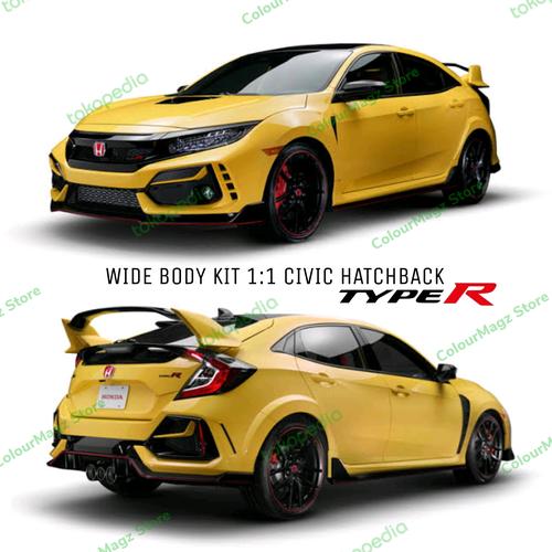 Jual WIDE BODY KIT CIVIC TYPE R 1:1 - HATCHBACK 2016-2021 - Jakarta ...